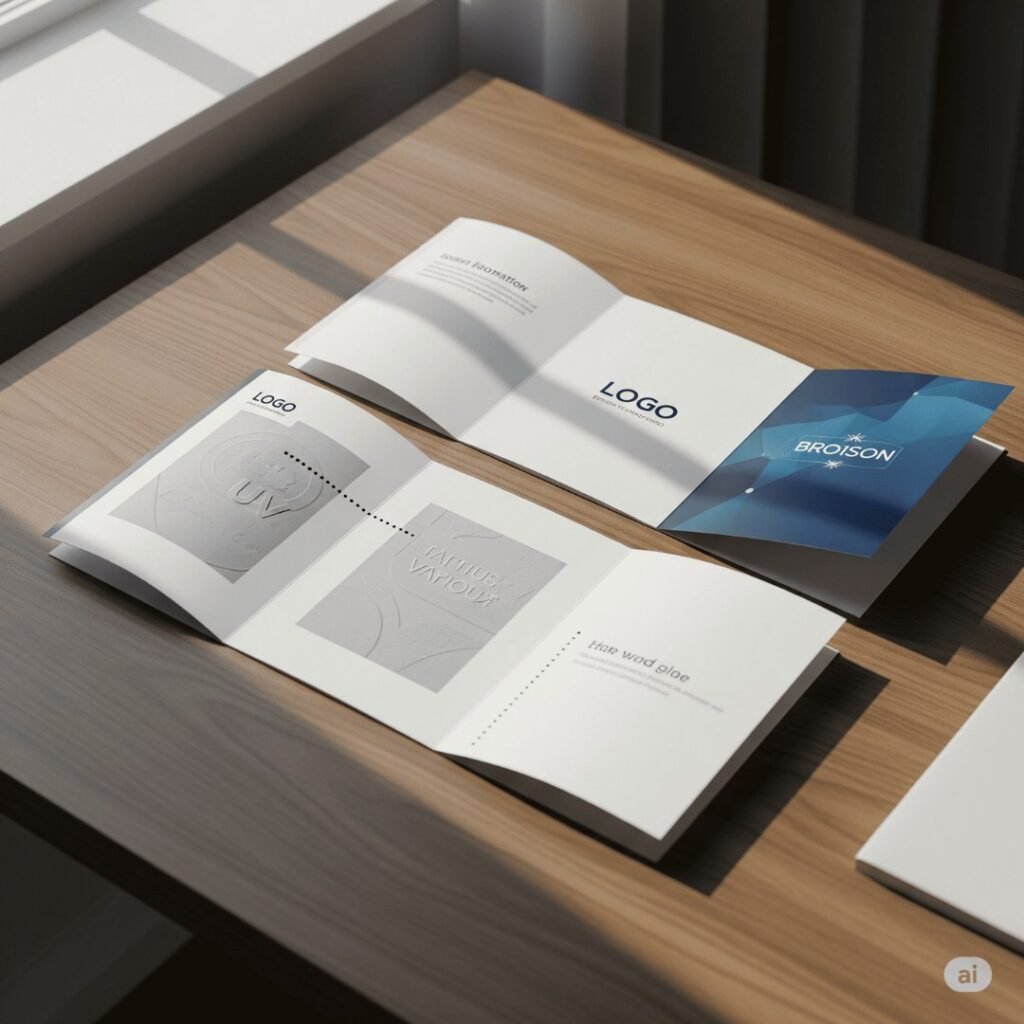 BR-001 - Tri-Fold A4 Brochures - Creative Link Dubai