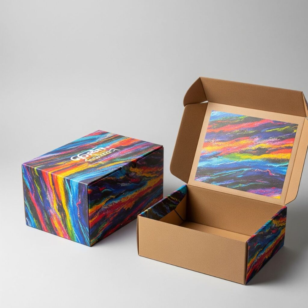 Full-Print Shipping Cartons - Creative Link Dubai